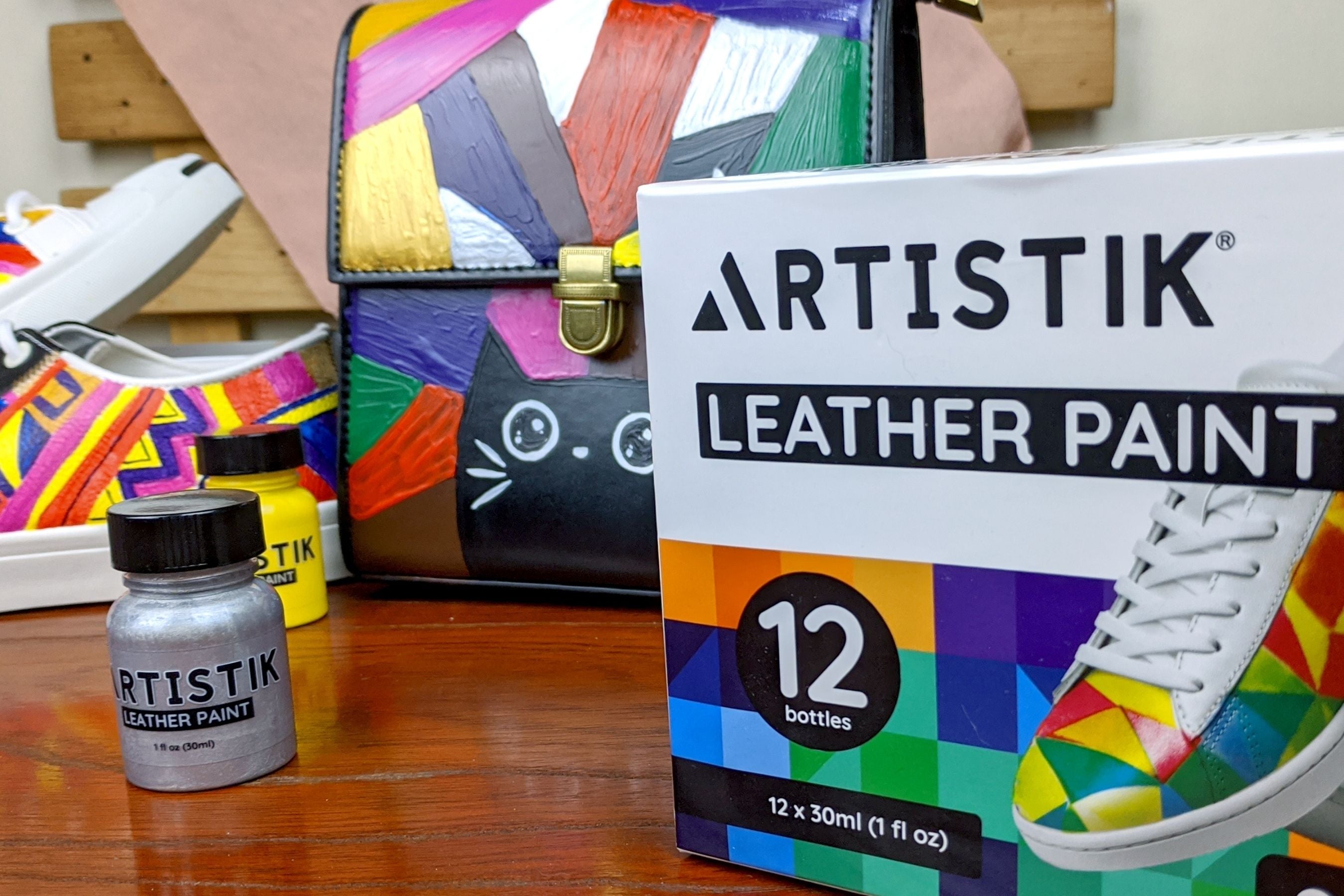 Leather Look Painting Technique Painted Leather Jacket | Tommy Art DIY