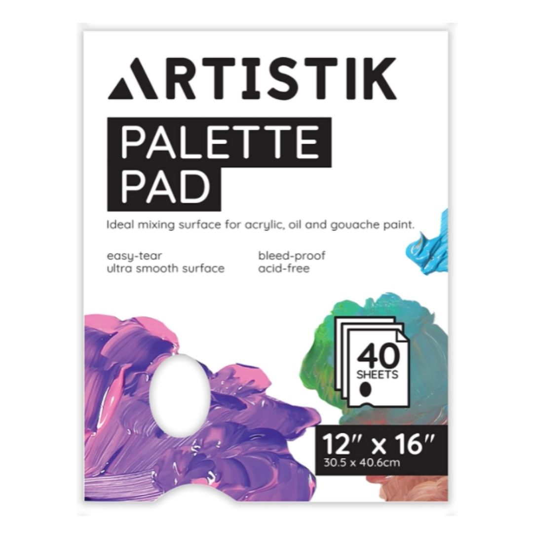Palette Pad 12" x 16" (40 Sheets) – Artistik Art Materials